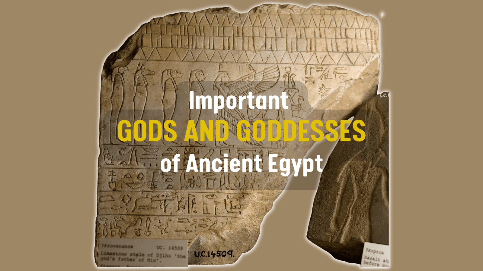 Important Gods and Goddesses of Ancient Egypt - History with Henry